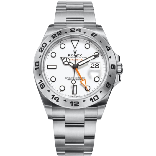 Rolex Explorer II Orange Hand Steel – Aionllux